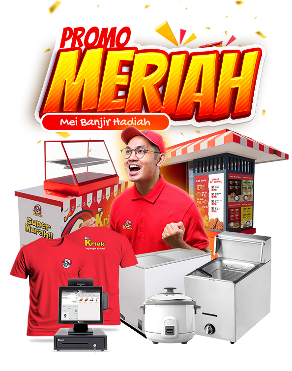 Promo MERIAH Kemitraan Bisnis Mr Kriuk Fried Chicken